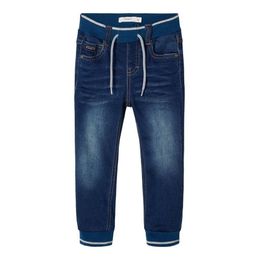 name it 5-Pocket-Jeans name it Jungen Stretch Baggy Jeans mit Kordelzug