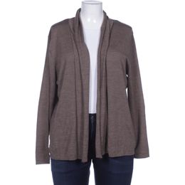 Peter Hahn Damen Strickjacke, braun, Gr. 50