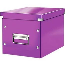 Leitz® Aufbewahrungsbox Click + Store, für ovale/höhere Gegenstände 260 x 240 x 260 mm, violett