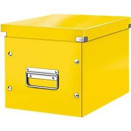 Leitz® Aufbewahrungsbox Click + Store, für ovale/höhere Gegenstände 260 x 240 x 260 mm, gelb