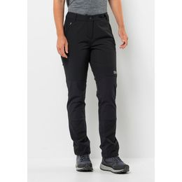 Outdoorhose Jack Wolfskin "ANDUR PANTS W" Gr. 40, Normalgrößen, schwarz (black) Damen Hosen Sporthosen