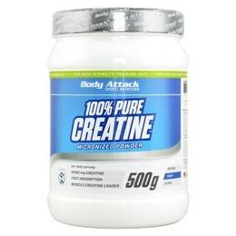 Body Attack Sports Nutrition 100% PURE Creatine Monohydrat Pulver 500 g