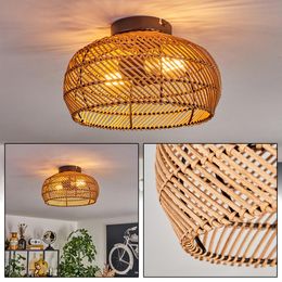 hofstein Brandala Deckenleuchte 30 cm Schwarz, 2-flammig
