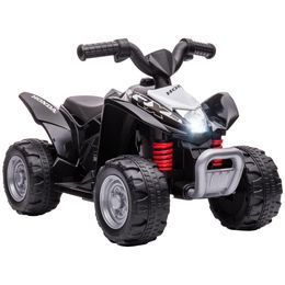 AIYAPLAY Elektro-Quad Miniquad Kinder Elektro ATV Kinderquad mit LED Schwarz