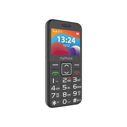 Halo 3 LTE Mobiltelefon, 1400 mAh, 4G LTE, SOS-Taste und Taschenlampe Schwarz