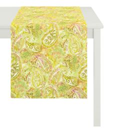 Tischdecke Apelt "6101 SUMMER GARDEN, Sommerdeko, Sommer" Tischdecken Gr. B/L: 150 cm x 250 cm, 1 St., bunt (grün, bunt) Tischdecken