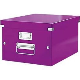 Leitz® Ablage- und Transportbox Serie Click + Store, mittel, für DIN A4, violett