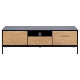 Miliboo Industrieller TV-Schrank aus Holz und Metall L140 cm TRESCA