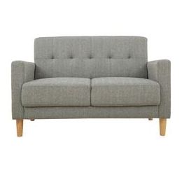 Miliboo 2-Sitzer Sofa aus grauem Stoff MOON