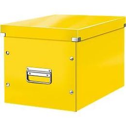 Leitz® Aufbewahrungsbox Click + Store, für ovale/höhere Gegenstände 320 x 310 x 360 mm, gelb