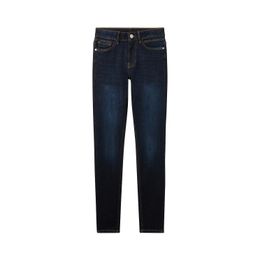 Tom Tailor Damen 3 Sizes in 1 - Kate Skinny Jeans, blau, Uni, Gr. XL/30