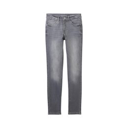 Tom Tailor Damen 3 Sizes in 1 - Kate Skinny Jeans, grau, Uni, Gr. L/32