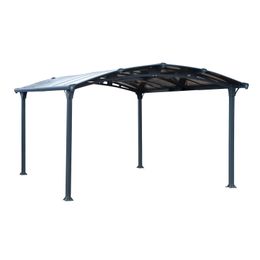 Palram Canopia Tucson Aluminium-Pavillon 3,6 x 4,4 m grau