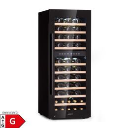Klarstein Barossa 73 Duo Weink&uuml;hlschrank 2 Zonen 192 Ltr 73 Fl Touch-Display 73 Liter