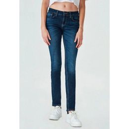 LTB Slim-fit-Jeans ASPEN Y mit toller Backpocket-Stickerei, blau