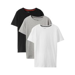 bonprix Jungen Basic T-Shirt aus Bio-Baumwolle (3er Pack)