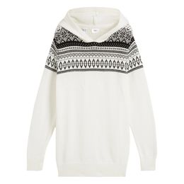 bonprix Jungen Strickpullover mit Kapuze