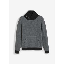 bonprix Pullover mit Schalkragen