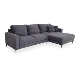 SONSTIGE Polsterecke BELMIRA (BHT 269x84x178 cm) BHT 269x84x178 cm grau Ecksofa Wohnlandschaft Eckcouch