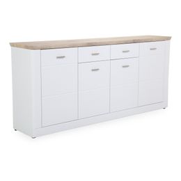 SONSTIGE Sideboard MODERN TIMES (BHT 195x86x40 cm) BHT 195x86x40 cm weiß Kommode Bürokommode Anrichte