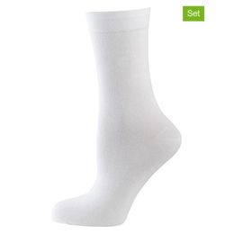 Nur Die 3er-Set: Socken in Weiß - 35-38