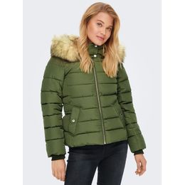 Only Steppjacke "Camilla" in Grün - L