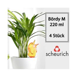 Scheurich Bewässerungssystem Bördy M 4 x Orange 220ml Füllmenge Wasserspender