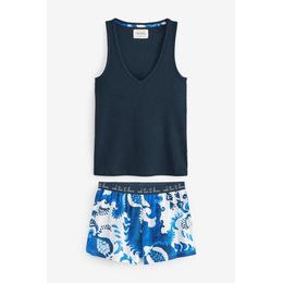 next Pyjama Schlafanzug mit Trägertop und Shorts mit Baumwolle (2 tlg)