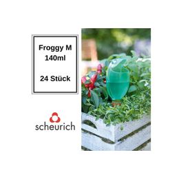 Scheurich Bewässerungssystem Froggy M 24x Grün 140 ml Füllmenge Wasserspender