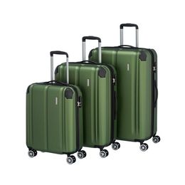 Travelite Trolley City 3er Set ABS Hartschalen Trolley 4-Rad Koffer 073040