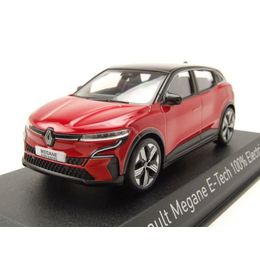 Norev Modellauto Renault Megane E-Tech 100% Electric 2022 rot schwarz Modellauto 1:43