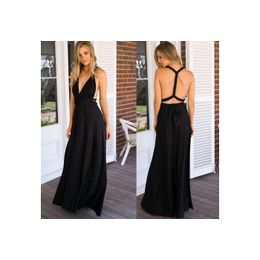 FIDDY Abendkleid Sommerkleider – Sommerkleider mit V-Ausschnitt – Abendkleider