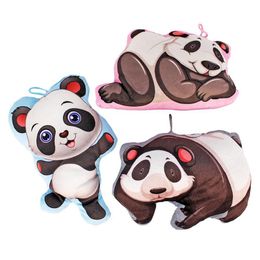 BEMIRO Tierkuscheltier Panda Deko Kuschelkissen mit Schlaufe