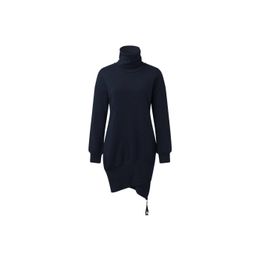 ZWY Dirndl Lässiges Damen-Sweatshirt-Kleid mit Langen Ärmeln und Stehkragen