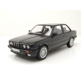Norev Modellauto BMW 325i E30 1988 schwarz metallic Modellauto 1:18 Norev