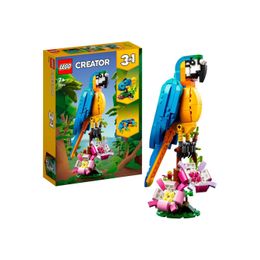 Lego® Konstruktionsspielsteine Creator 3-in-1 Exotischer Papagei