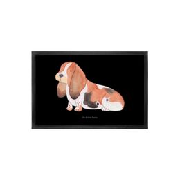 Mr. & Mrs. Panda Fußmatte 50 x 75 cm Hund Basset Hound