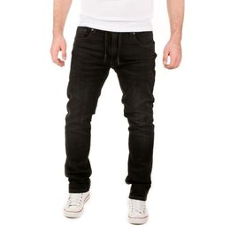 WOTEGA Slim-fit-Jeans Herren Jogginghose in Jeans-Look Noah Stretch Hose in Jogging Jeans Sweathosen Denim