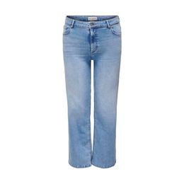 Only CARMAKOMA Boyfriend-Jeans Curvy Wide Fit Jeans Plus Size Stretch Denim Hose 7207 in Hellblau