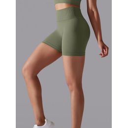 FIDDY Yogashorts Nahtlose Crossover-Sport-Yoga-Shorts