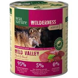 REAL NATURE WILDERNESS Adult Wild Valley Pferd & Rind 6x800 g