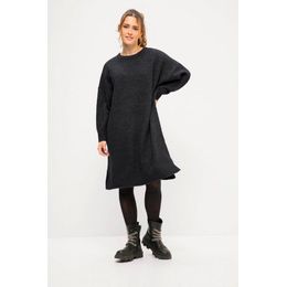 Studio Untold Minikleid Strickkleid oversized Midikleid Rundhals Langarm