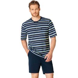 Hajo Pyjama Herren-Shorty Single-Jersey Streifen