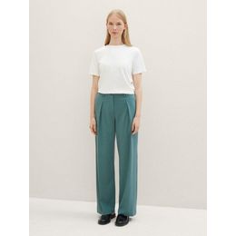 Tom Tailor Culotte Lea Wide Leg Hose mit recyceltem Polyester