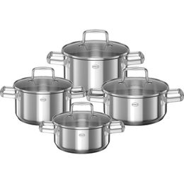 RÖSLE Kochtopf-Set, 4-teilig, silber