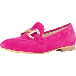 Gabor® Loafer, Blockabsatz, Leder, für Damen, pink, 39