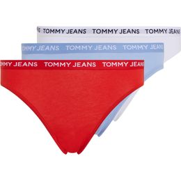 Tommy Hilfiger Slip, 3er-Pack, Logo-Bund, für Damen, weiß, XL
