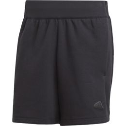 Adidas Sportswear Trainingshose, Label, kurz, für Herren, schwarz, L