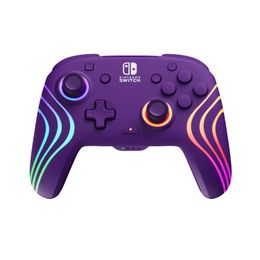 pdp LLC AFTERGLOW WAVE WIRELESS Controller Lila für Nintendo Switch, Switch OLED