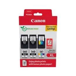 Canon Tinte Photo Value Pack 2x PG-560XL/CL-561XL inkl. 50 Blatt 10x15 Fotopapier